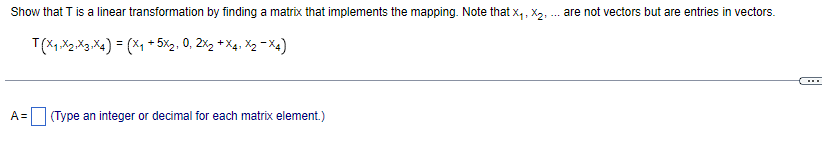 Solved Show that T is a linear transformation by finding a | Chegg.com