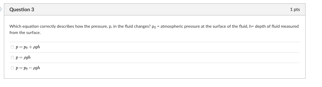 Solved Question 3Which equation correctly describes how the | Chegg.com