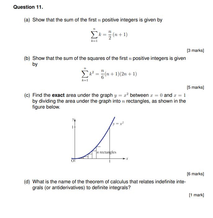 Solved (a) Show that the sum of the first n positive | Chegg.com
