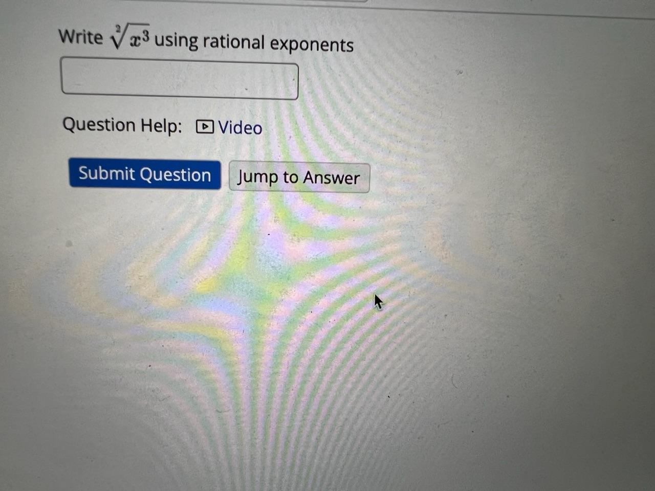Solved Write 2x3 using rational exponents | Chegg.com