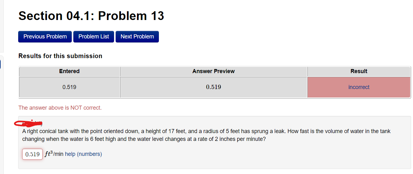 Solved Results for this submission The answer above is NOT | Chegg.com