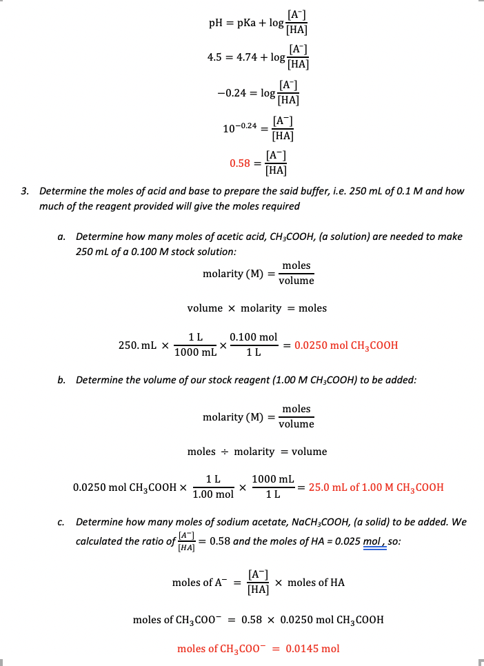 Solved Below are five buffer problems, but the first one is | Chegg.com