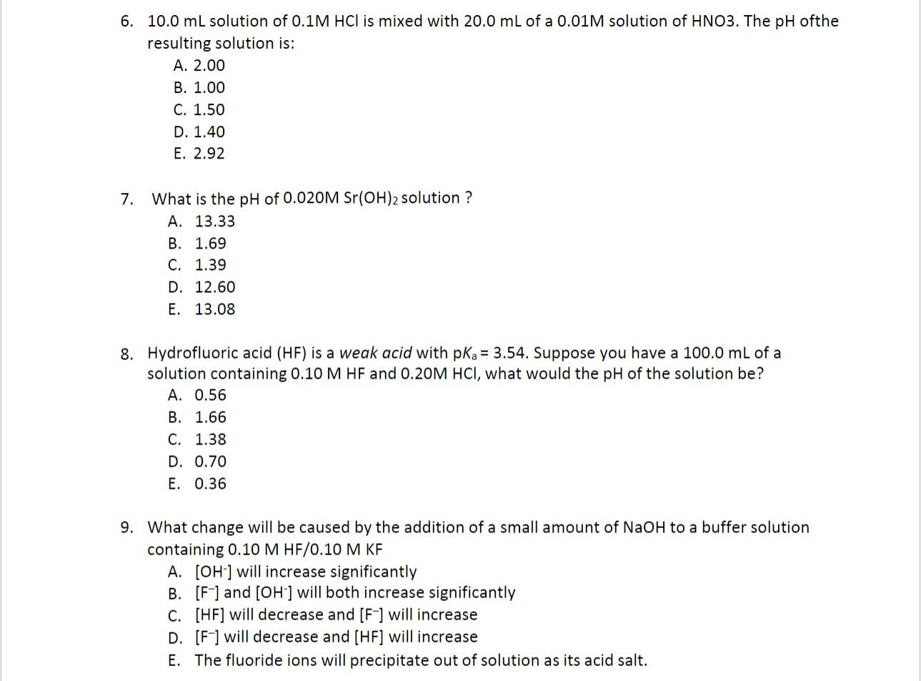Solved Hi, Hope all is well! Could you please answer these | Chegg.com