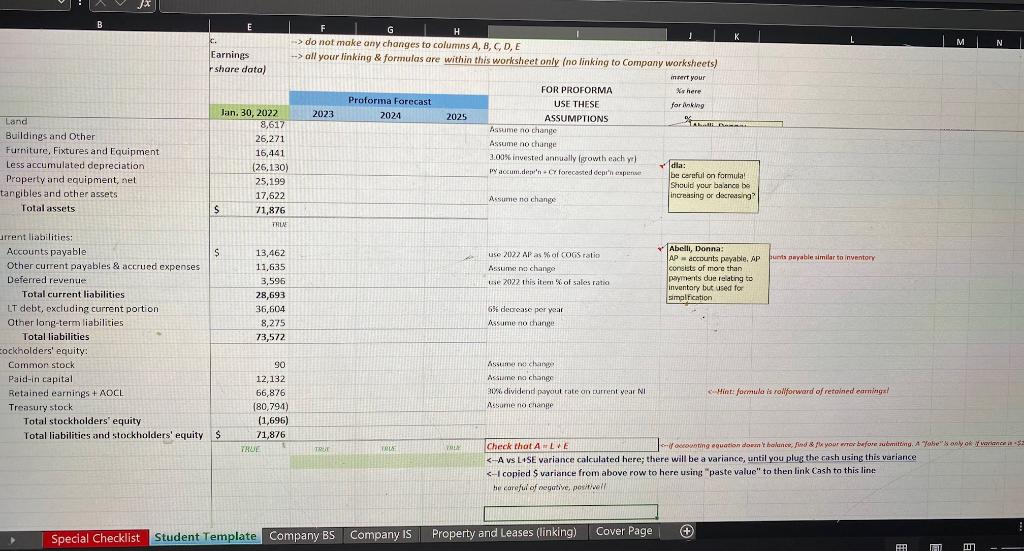 Ise the following checklist for the Proforma SLAs. | Chegg.com