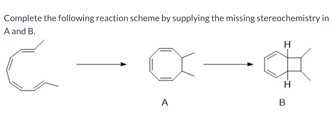 Solved Complete the following reaction scheme by supplying | Chegg.com