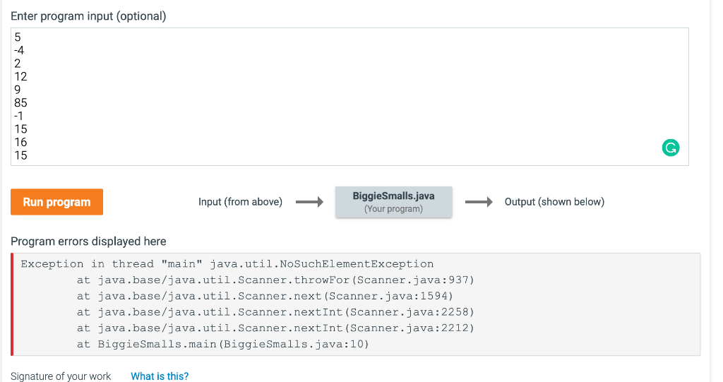 Solved Make lab 5.14 in Java for lab 10.3 Here is also my | Chegg.com