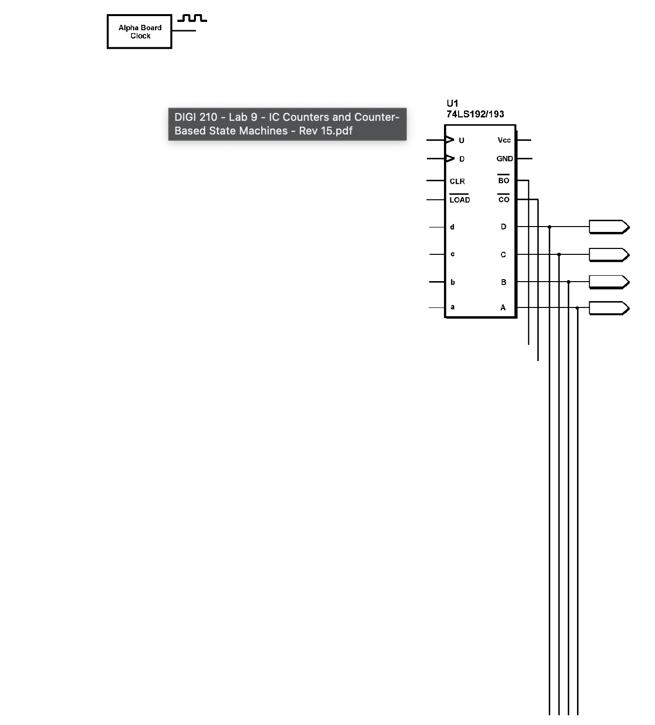 Design an IC counter-based state machine using a | Chegg.com