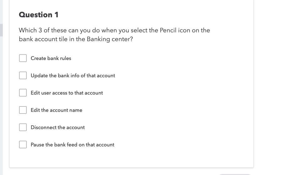 Solved Which 3 of these can you do when you select the | Chegg.com