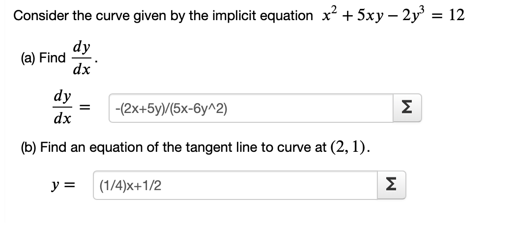 Solved onsider the curve given by the implicit equation | Chegg.com