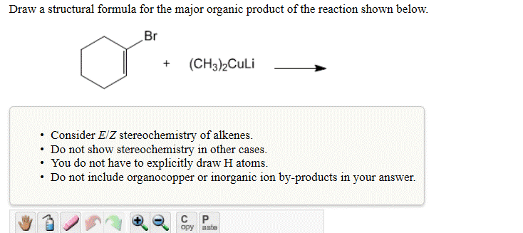 Solved Draw a structural formula for the major organic | Chegg.com