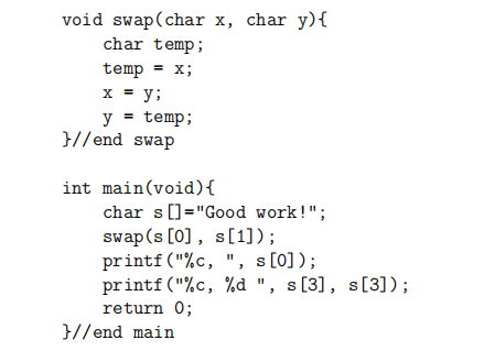 Solved Please explain why this code (written in C) does not | Chegg.com
