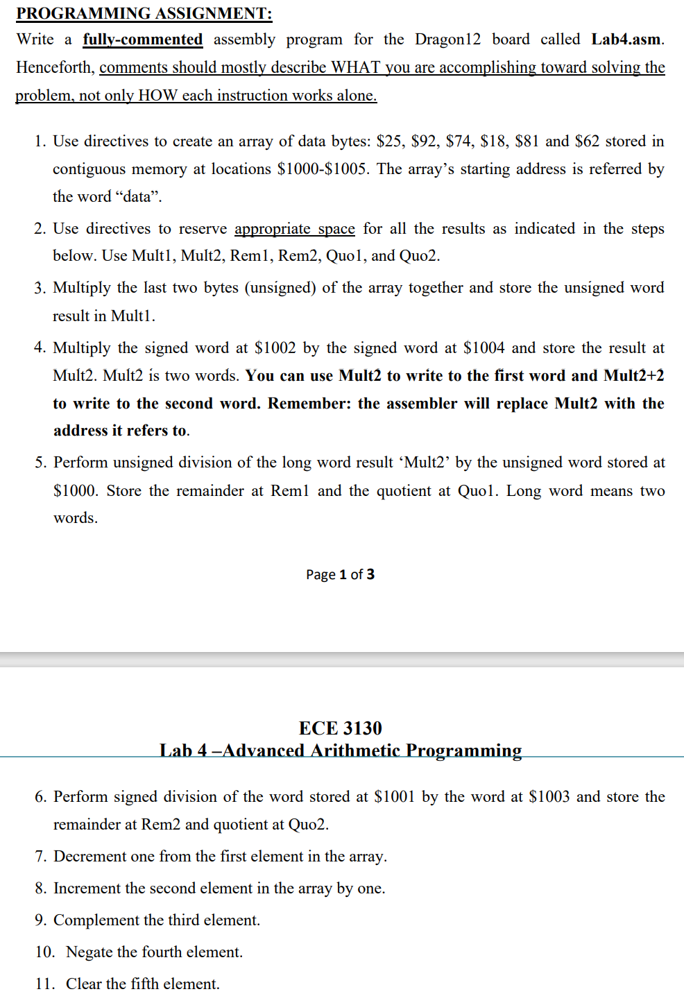 PROGRAMMING ASSIGNMENT: Write a fully-commented | Chegg.com