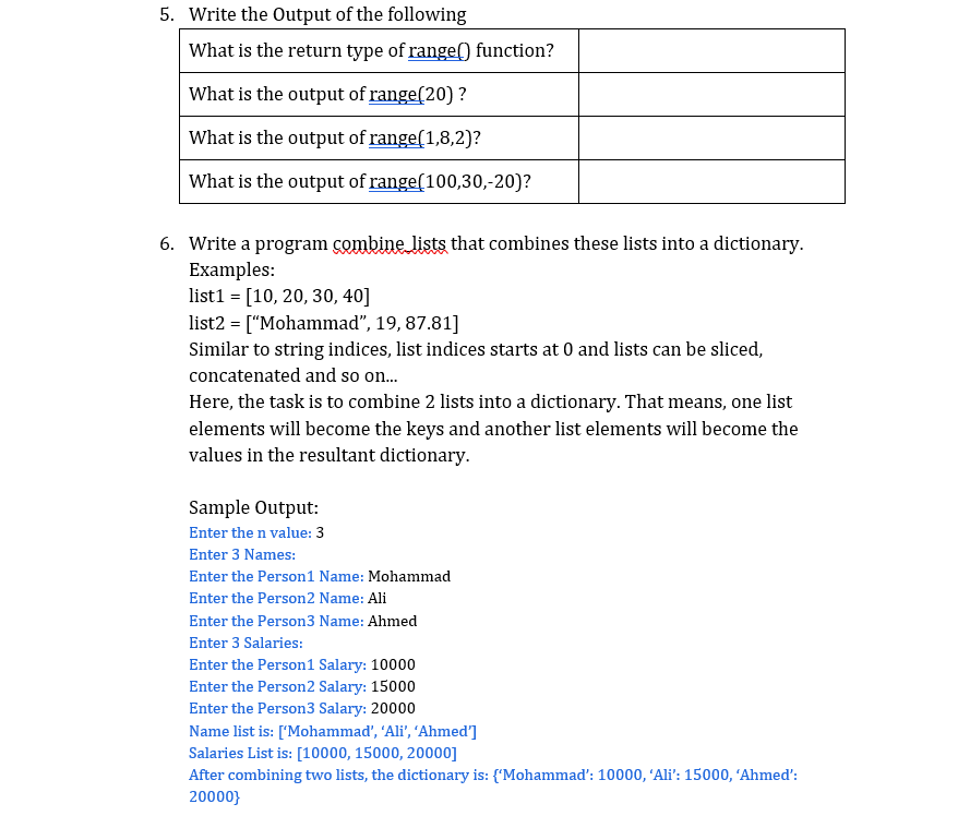 Solved 5. Write the output of the following What is the | Chegg.com
