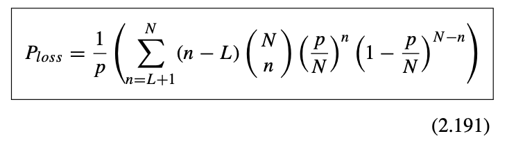 48. Computer Project: Plot the Knockout switch loss | Chegg.com