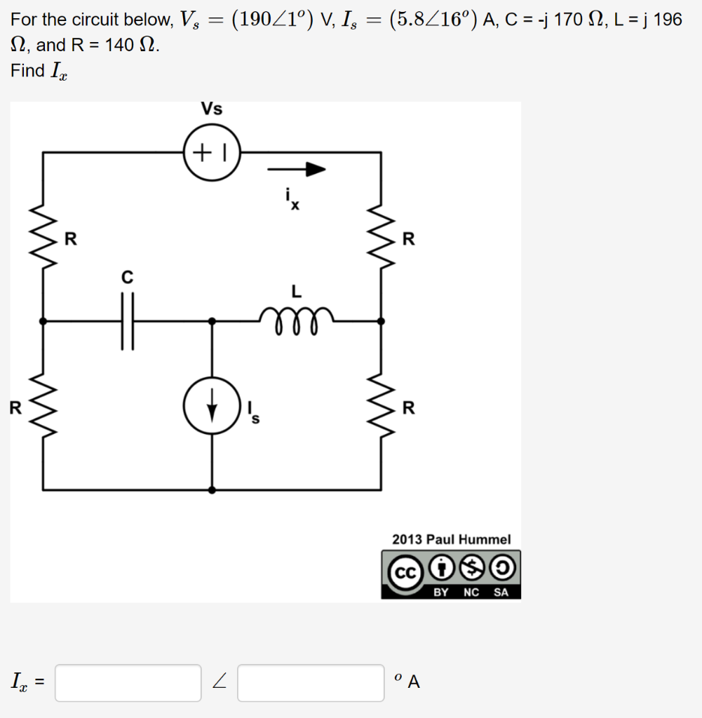 Solved For the circuit below, | Chegg.com
