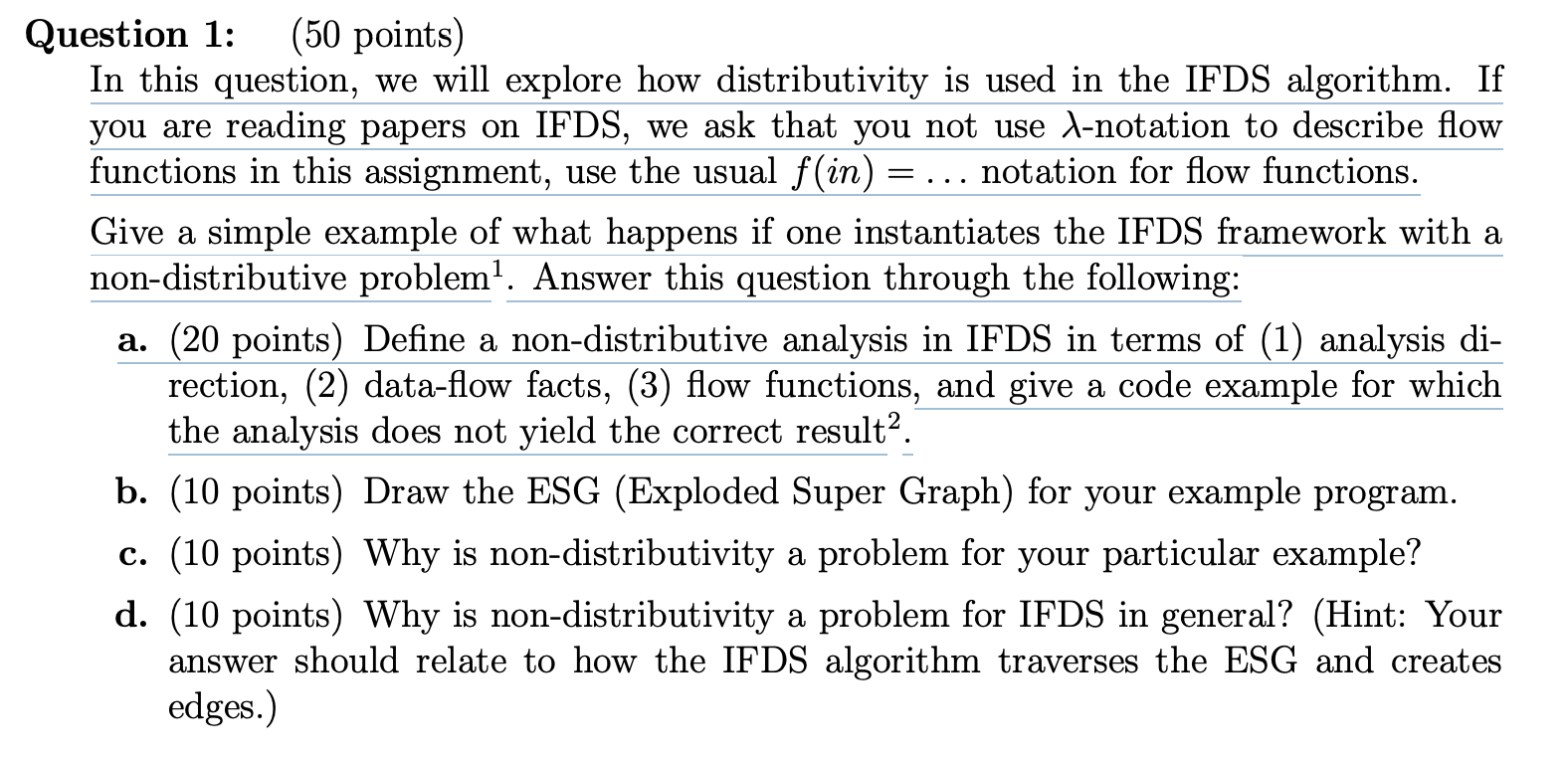 Solved Question 1: (50 ﻿points) ﻿In this question, we will | Chegg.com