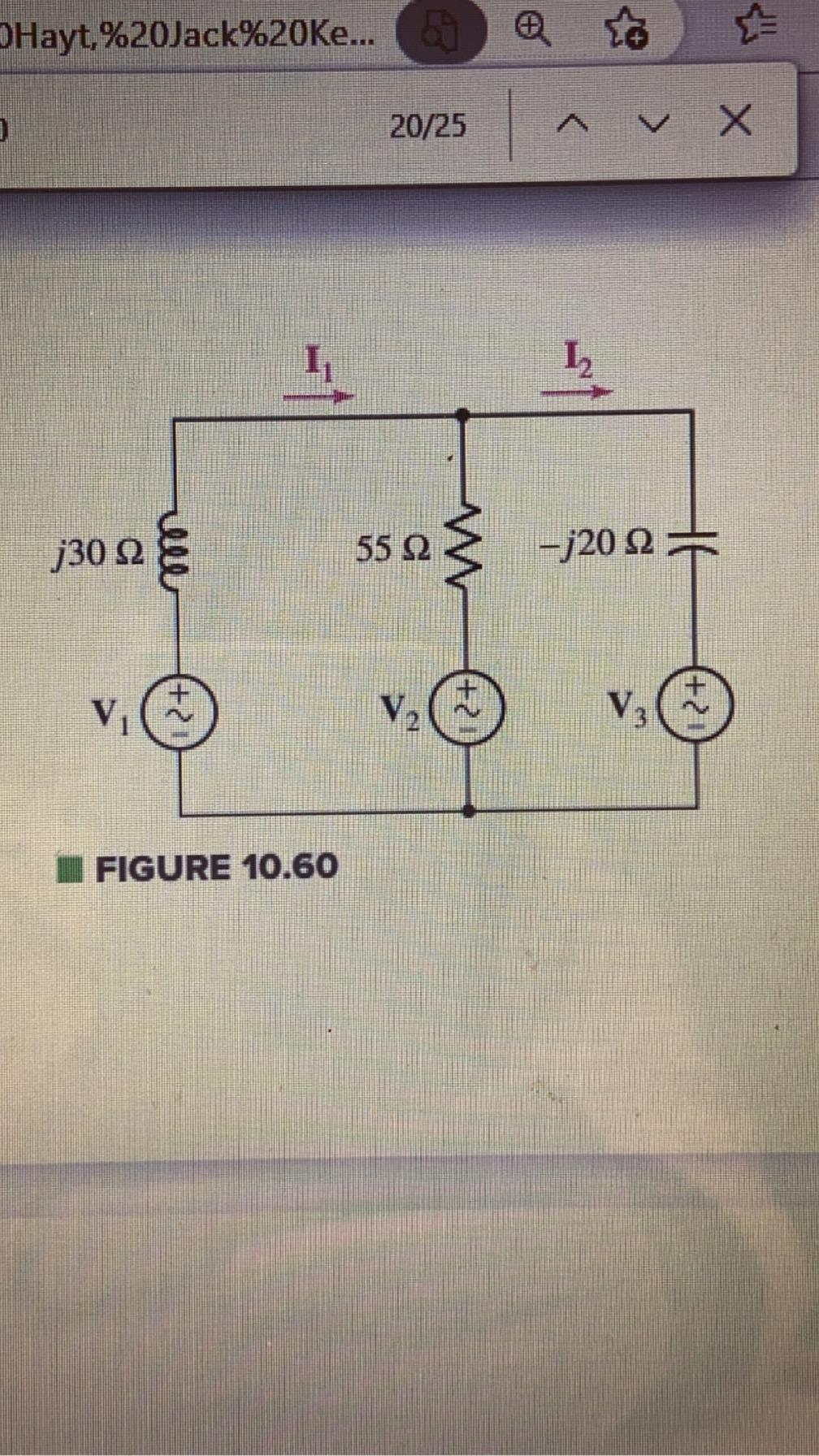 Solved In the phasor domain circuit represented by Fig. | Chegg.com