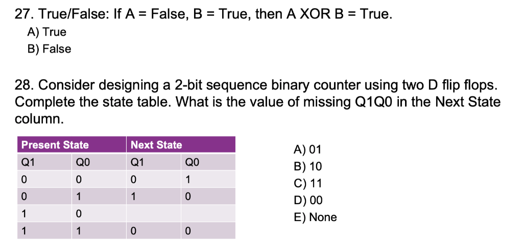 Solved 26. What is the counting pattern for the following | Chegg.com