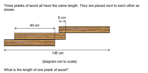 Solved Three planks of wood all have the same length. They | Chegg.com
