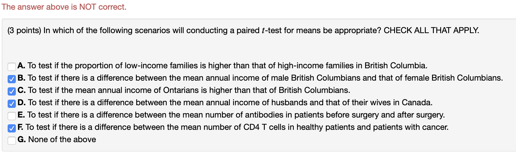 Solved (3 points) In which of the following scenarios will | Chegg.com