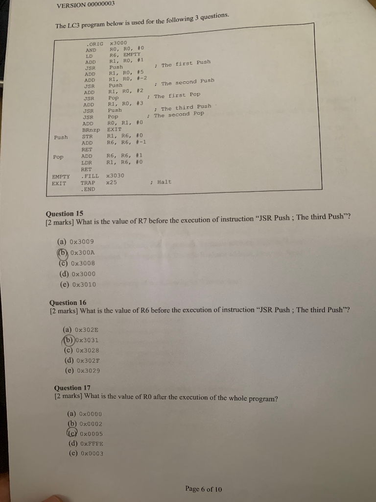 COMPS VERSION 00000003 Question 13 12 marks] What is | Chegg.com