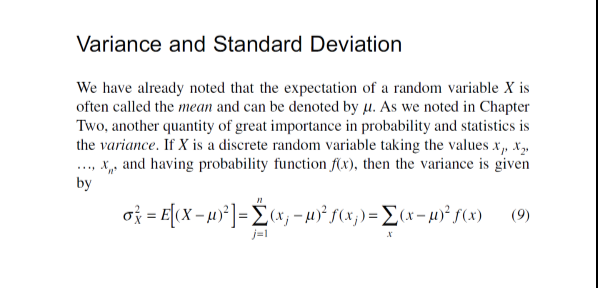7) Starting from the definition of variance on slide | Chegg.com