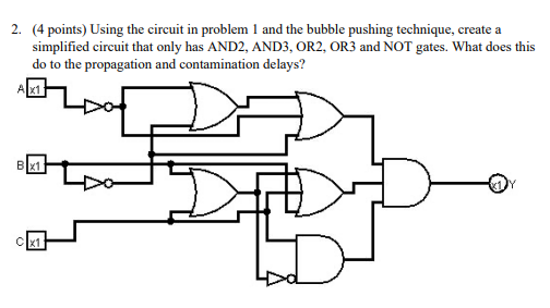 Solved 2. (4 points) Using the circuit in problem 1 and the | Chegg.com