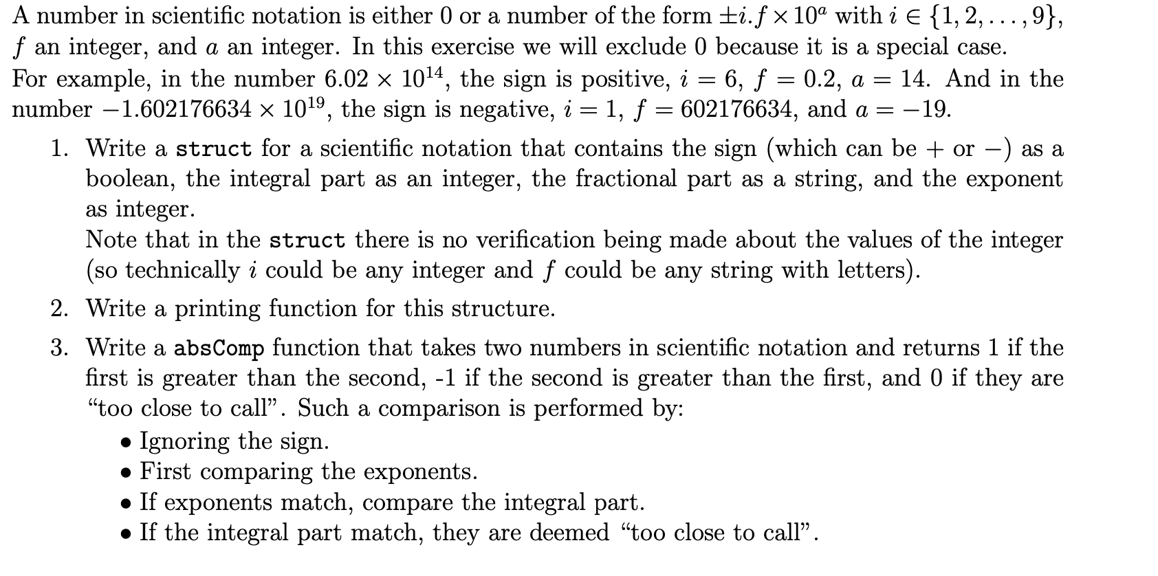 Solved Create A Function Void Exntest For Each Exercise 1716