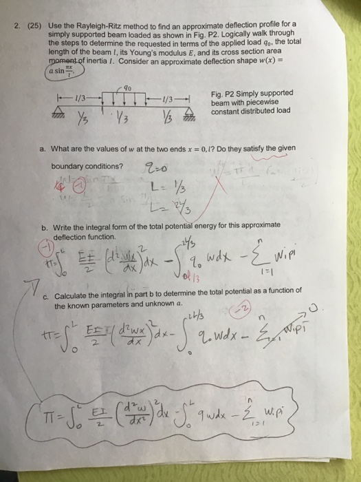 Solved Use the Rayleigh-Ritz method to find an approximate | Chegg.com