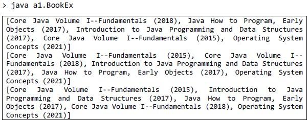 Solved The Comparable and Comparator interfaces are used for | Chegg.com
