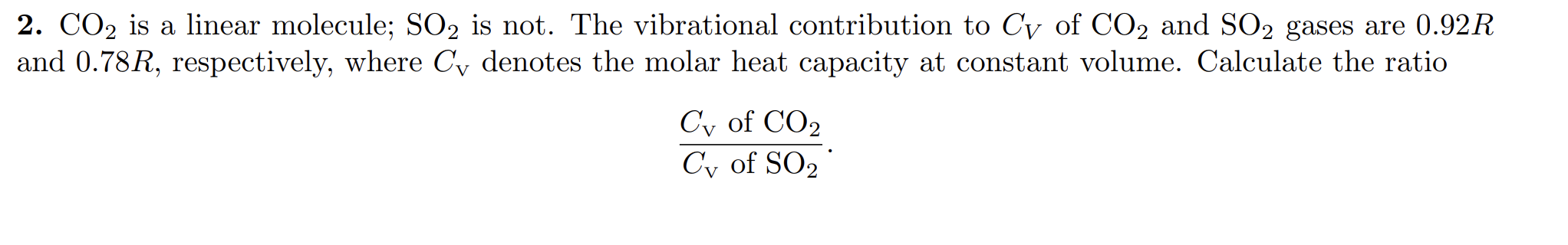 Solved CO2 ﻿is a linear molecule; SO2 ﻿is not. The | Chegg.com
