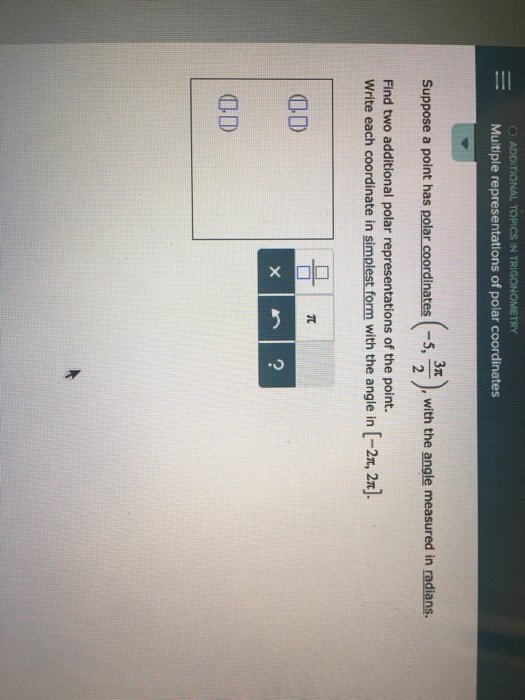 Solved O ADDITIONAL TOPICS IN TRIGONOMETRY Muitiple | Chegg.com