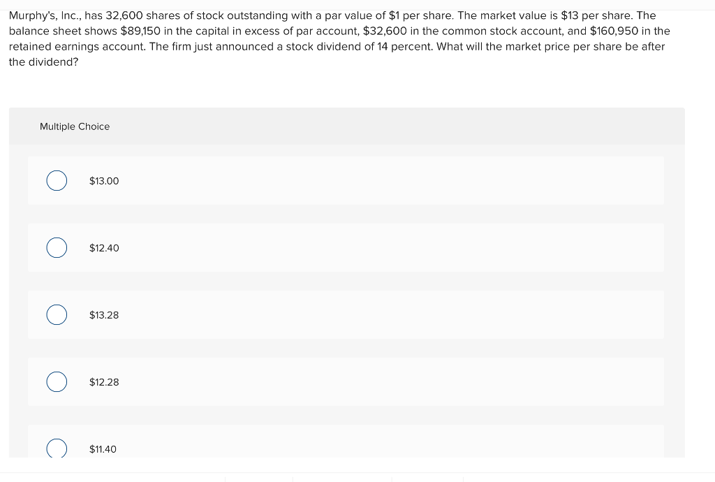 murphy-s-inc-has-32-600-shares-of-stock-outstan-chegg