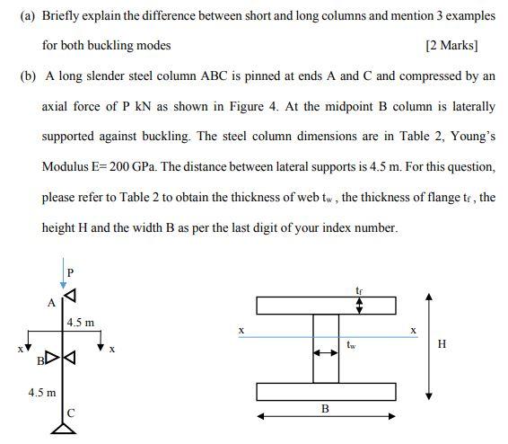 Solved (a) Briefly explain the difference between short and | Chegg.com