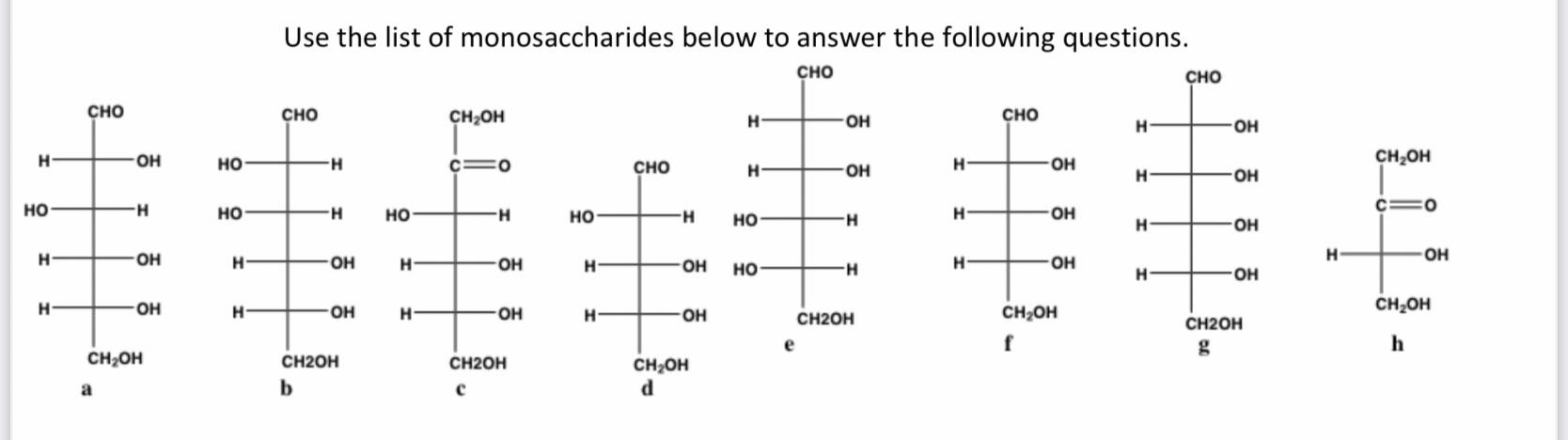 Solved e. (3 points) Aldose (f) is ribose. Draw the pyranose | Chegg.com