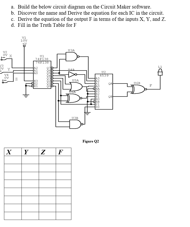 A Build The Below Circuit Diagram On The Circuit 