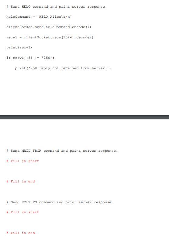 Solved Lab 3: SMTP Lab By the end of this lab, you will have | Chegg.com