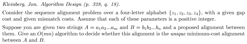 Kleinberg, Jon. Algorithm Design (p. 328, q. 18). | Chegg.com