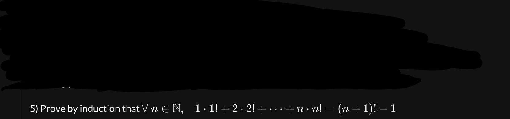Solved 5) Prove by induction that | Chegg.com