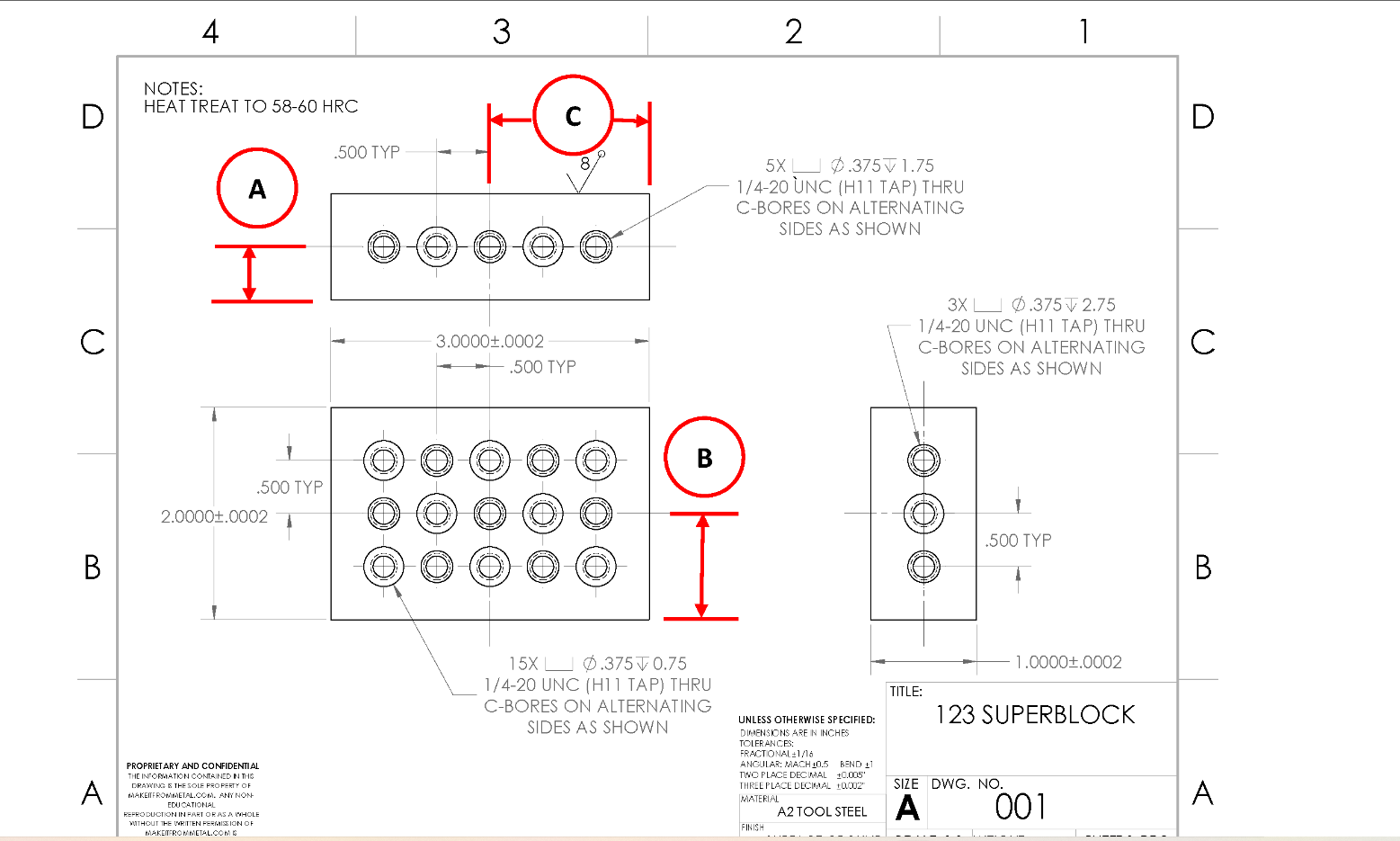 Solved Once the 1-2-3 block has been milled to the | Chegg.com