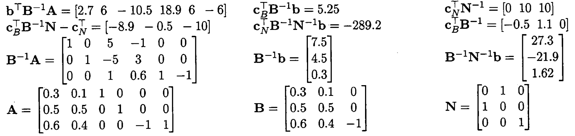 Solved Consider the following calculations for an optimal | Chegg.com