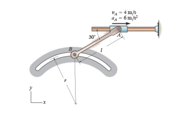 Solved At a given instant the slider block A is moving to | Chegg.com