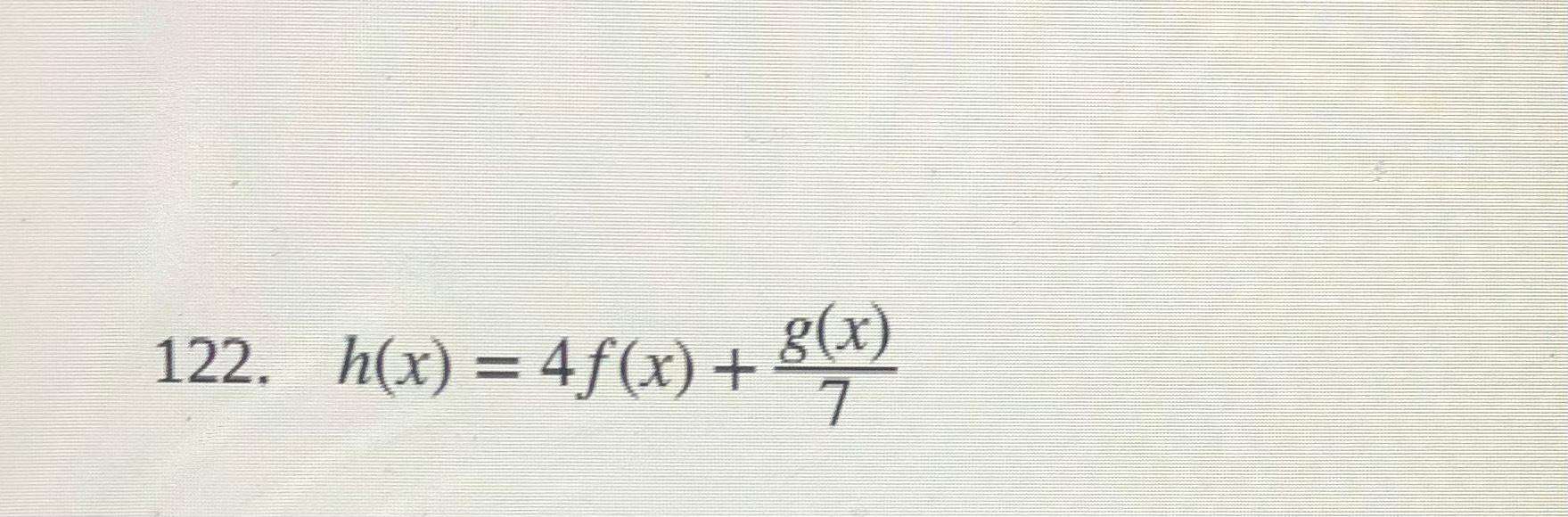 Solved For the following exercises, assume that f(x) and | Chegg.com
