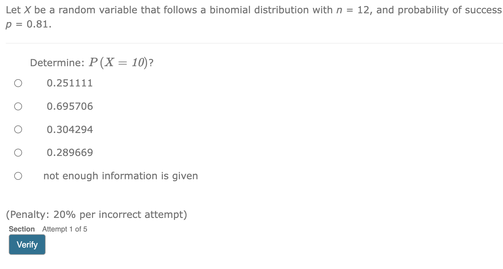 Solved Let X be a random variable that follows a binomial | Chegg.com