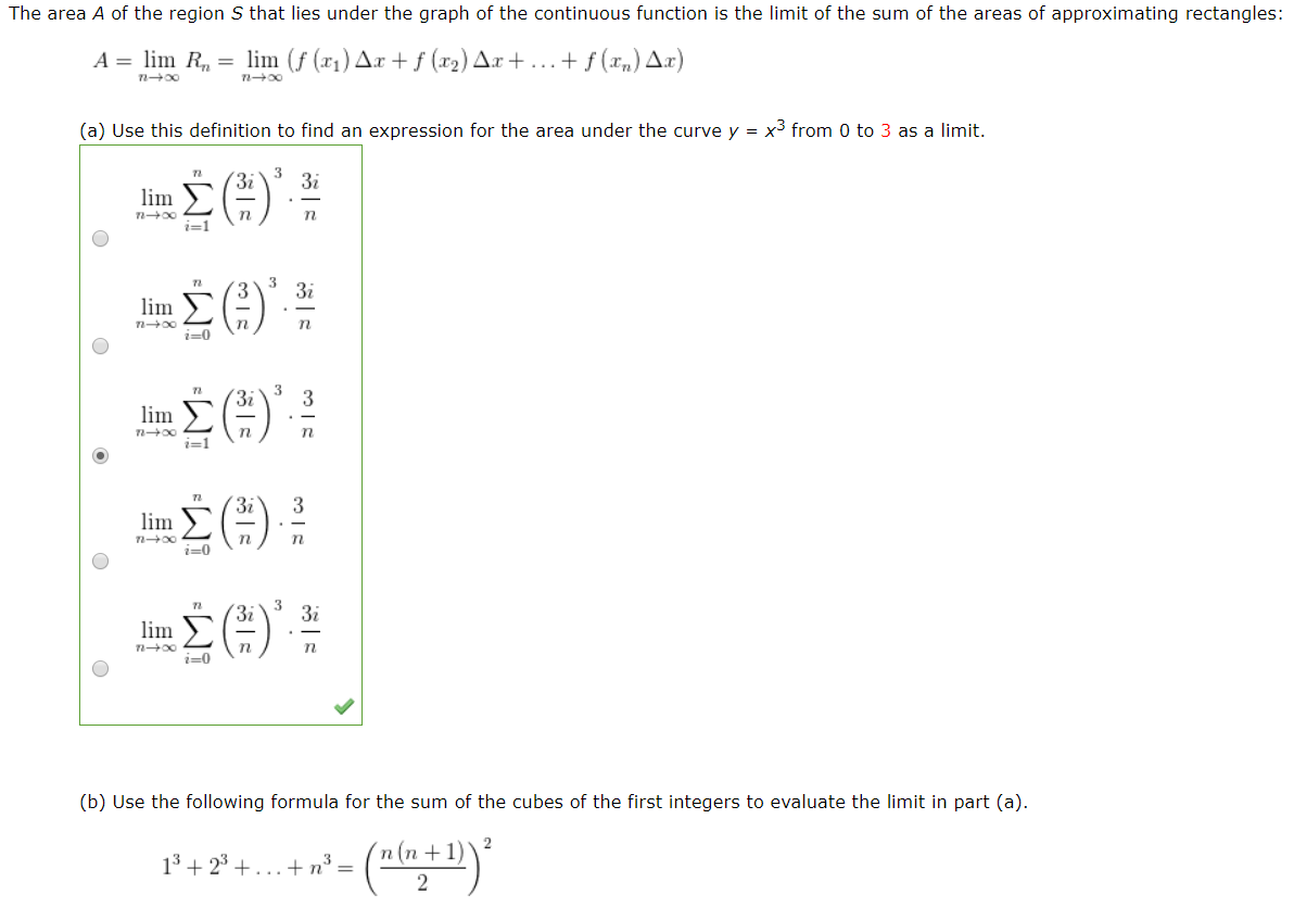 Solved I need B The area A of the region S that lies under | Chegg.com