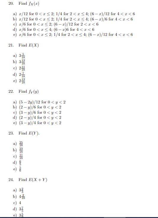 Solved Suppose (X,Y) is a random vector with probability | Chegg.com