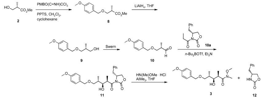 Solved PMBO(C=NH)CCI, H0 LiAIH, THE له CO, Me co.Me PPTS, | Chegg.com