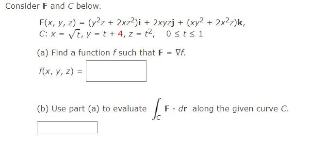 Solved Consider F and C below. | Chegg.com