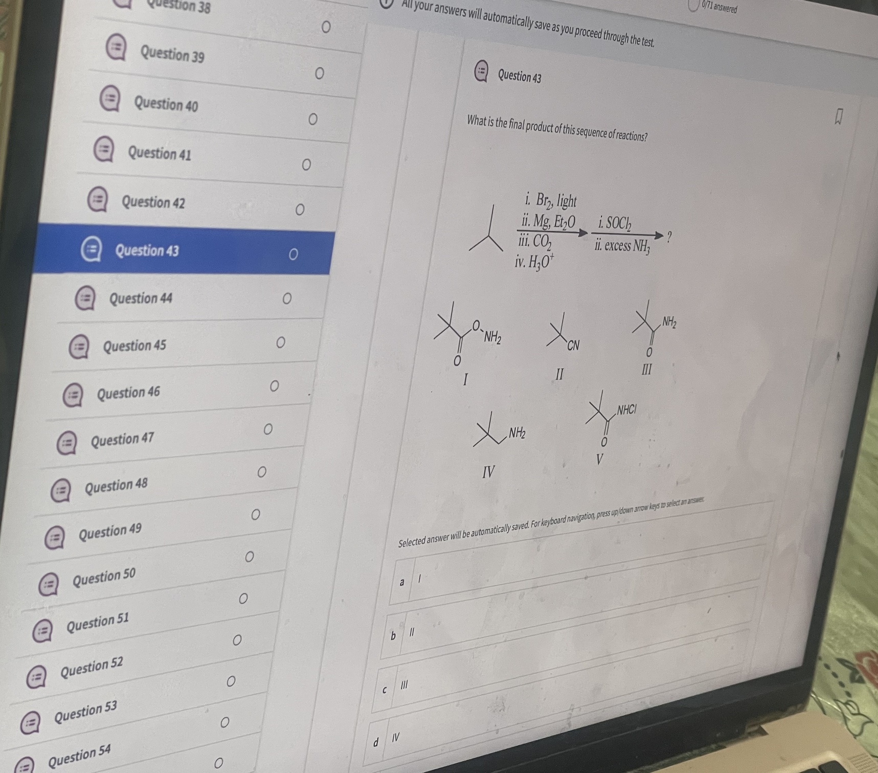 Solved Will automatically save as you proceed through the | Chegg.com