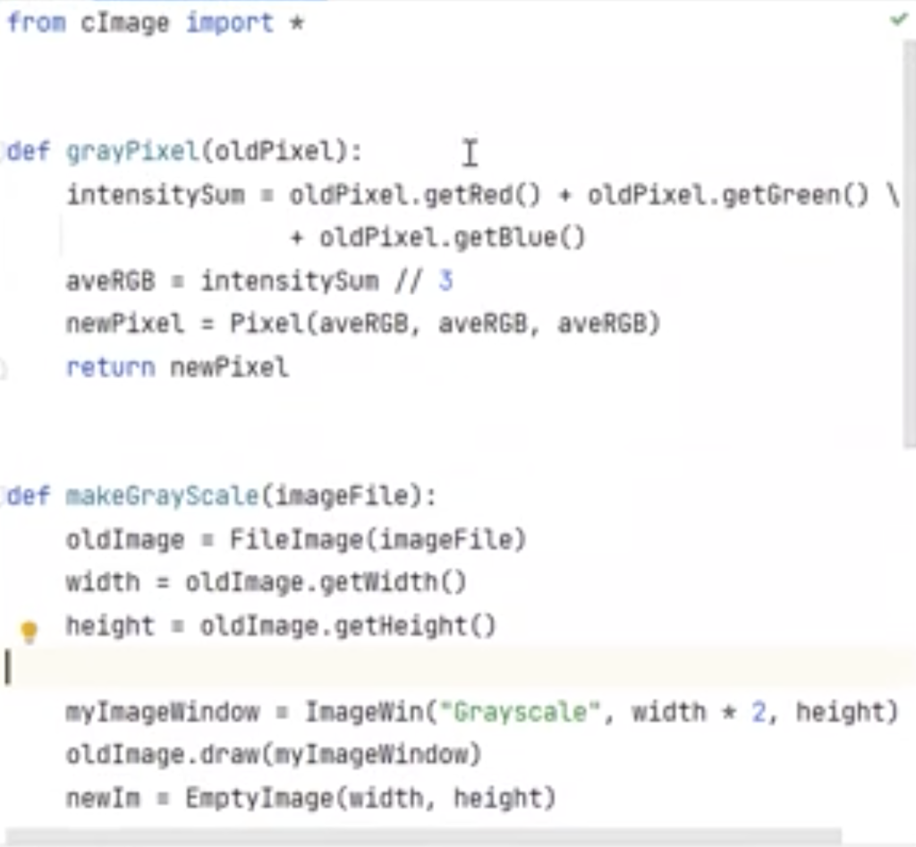 Solved Python Use only cImage library NOT PIL! Please do not | Chegg.com